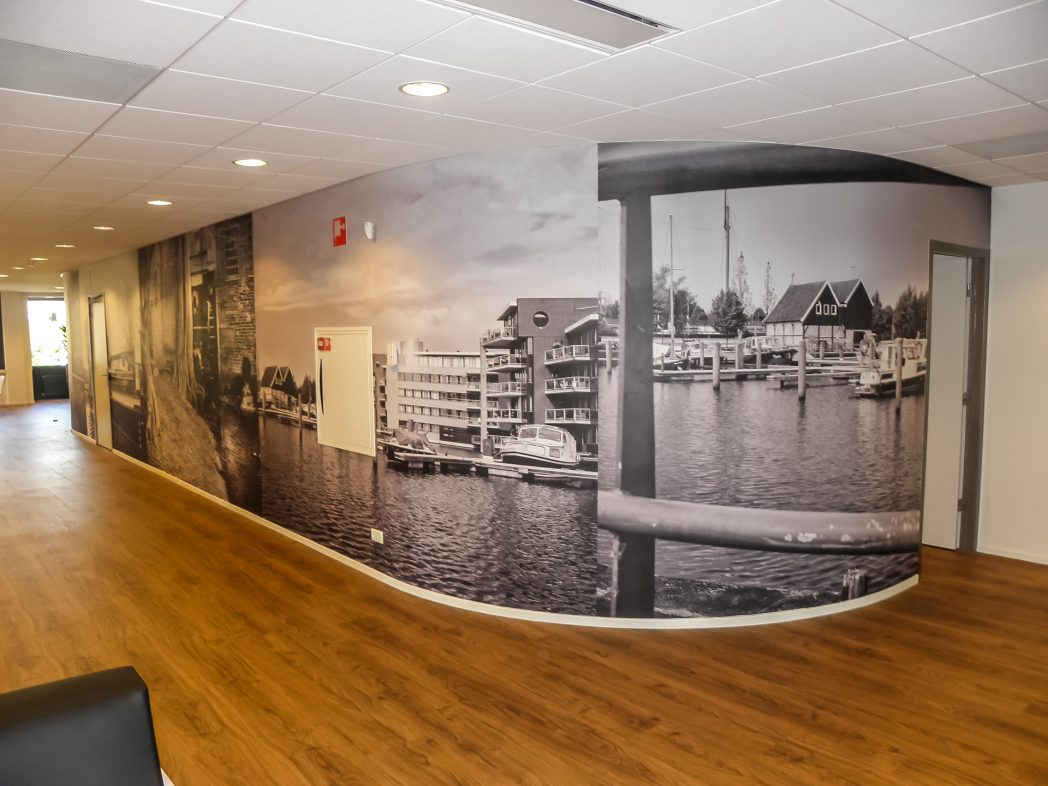 Aankleding van interieur door middel van airtex - AS Paint Reclame & Sign