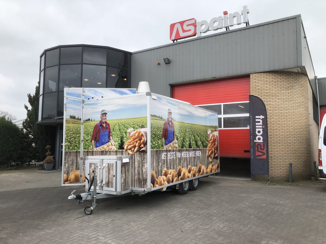 Belettering snackwagen - Weerink Event Catering - AS Paint Vriezenveen